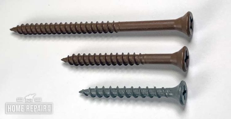 Deck Screw Size Chart: Sizes and How to Pick the Right Type | Home ...