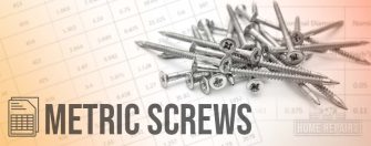 Metric Screw Size Chart - Guide with Complete Dimensions | Home Repair Geek